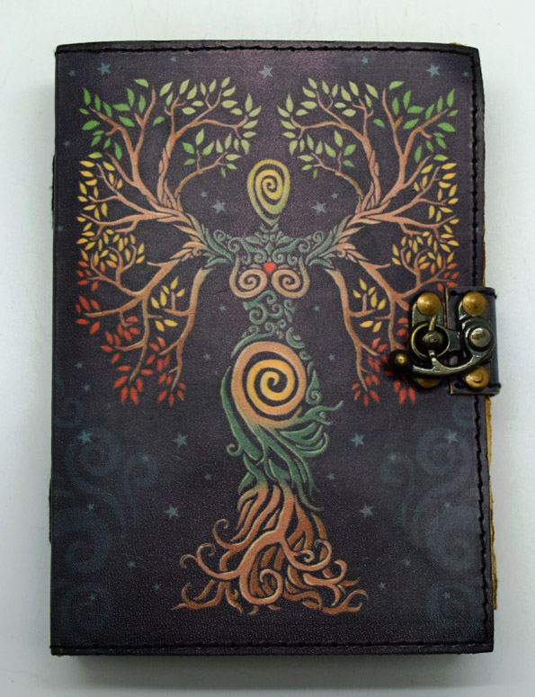 Fantasy Gifts - Color Soft Leather Goddess Journal, Leather Embossed ...