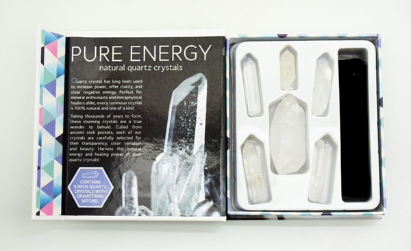 Fantasy Gifts - Pure Energy Natural Quartz Crystals Kit, Crystals, 3095