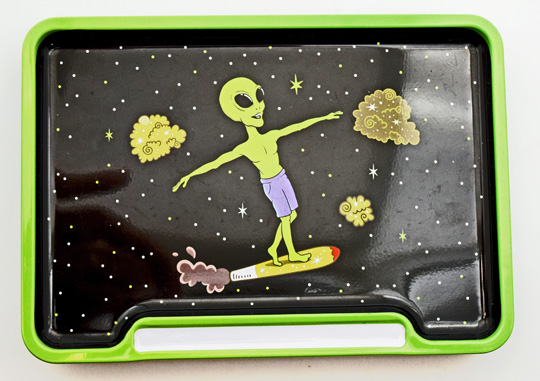 Fantasy Gifts - Alien Tin Rolling Tray Box, Rolling Trays, 3201