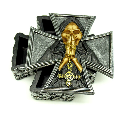 Fantasy Gifts - Skull Cross Box, Skulls, 3229
