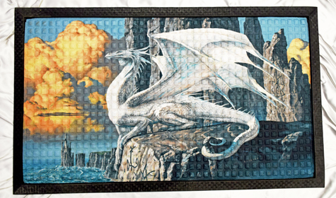 Fantasy Gifts - Hobsyllwin Dragon Door Mat, Printed Door Mats, 3410