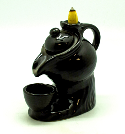 Fantasy Gifts - Ceramic Tea Pot Back Flow Incense Burner, Back Flow ...
