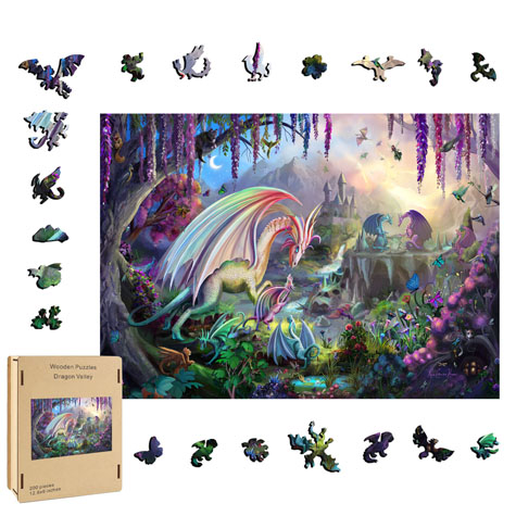 Fantasy Gifts - Dragon Alley Puzzle, Puzzles, 3512